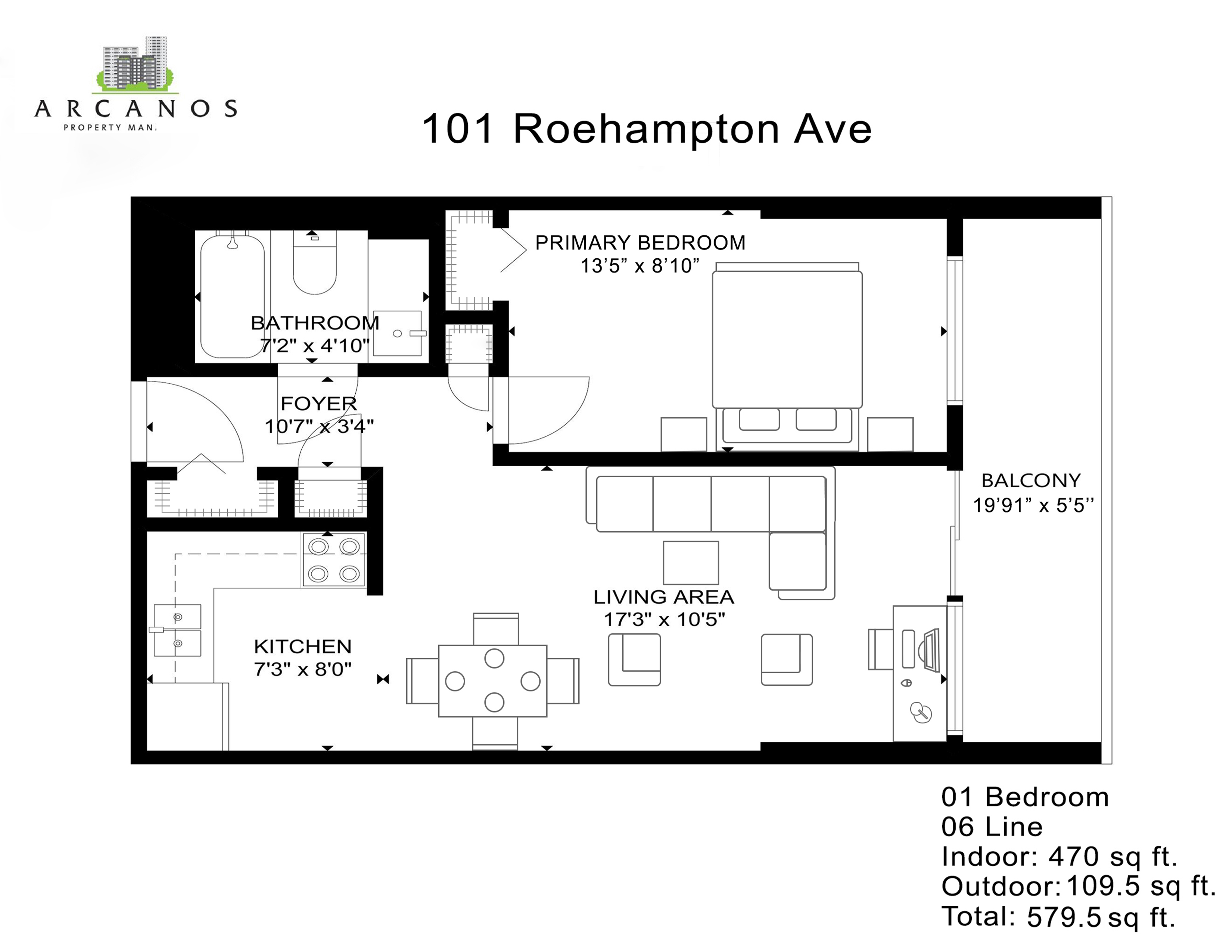 101 Roehampton Avenue-East Tower | Arcanos Property Management Corporation