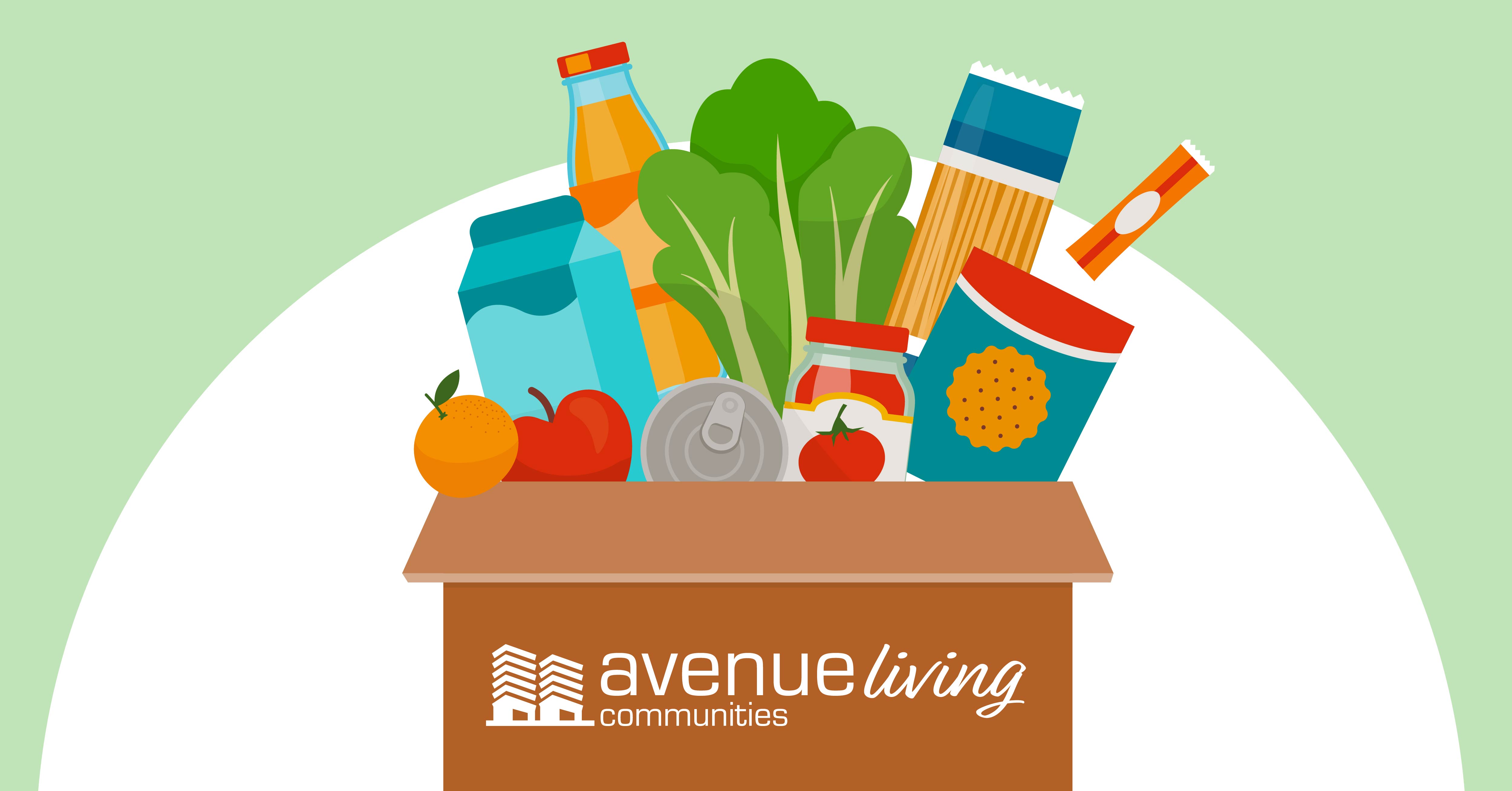 Avenue Living’s February Food Drive Frenzy