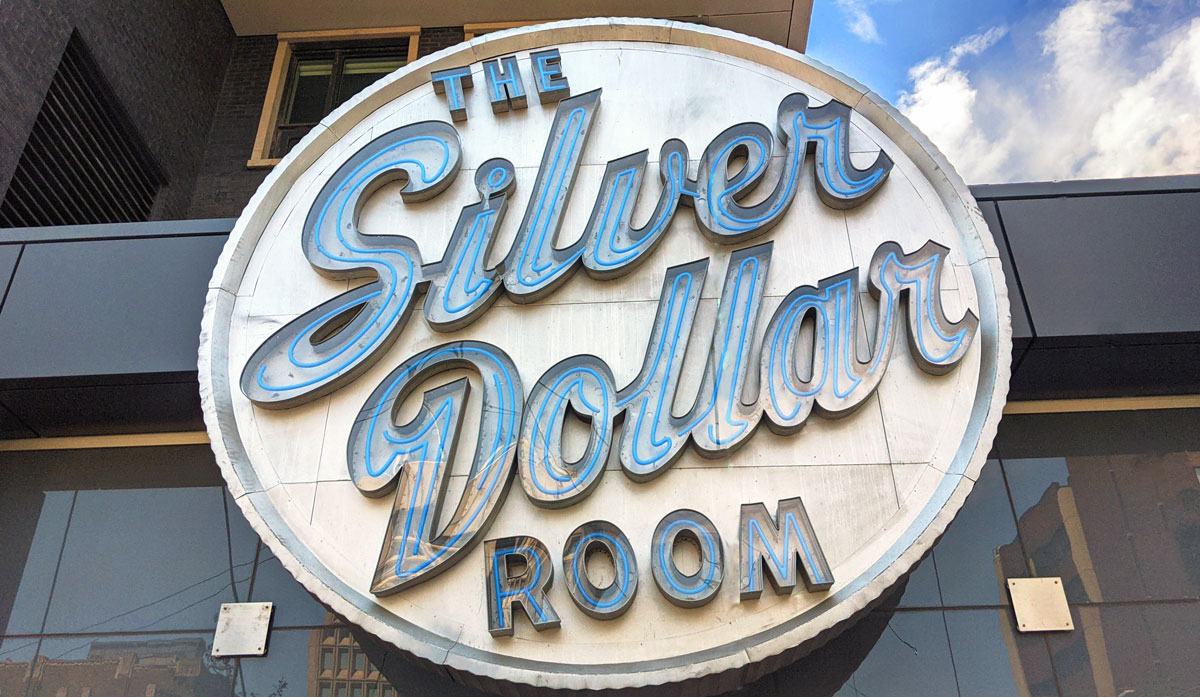 The Waverley Reveals the Former Silver Dollar Room Sign | Waverley