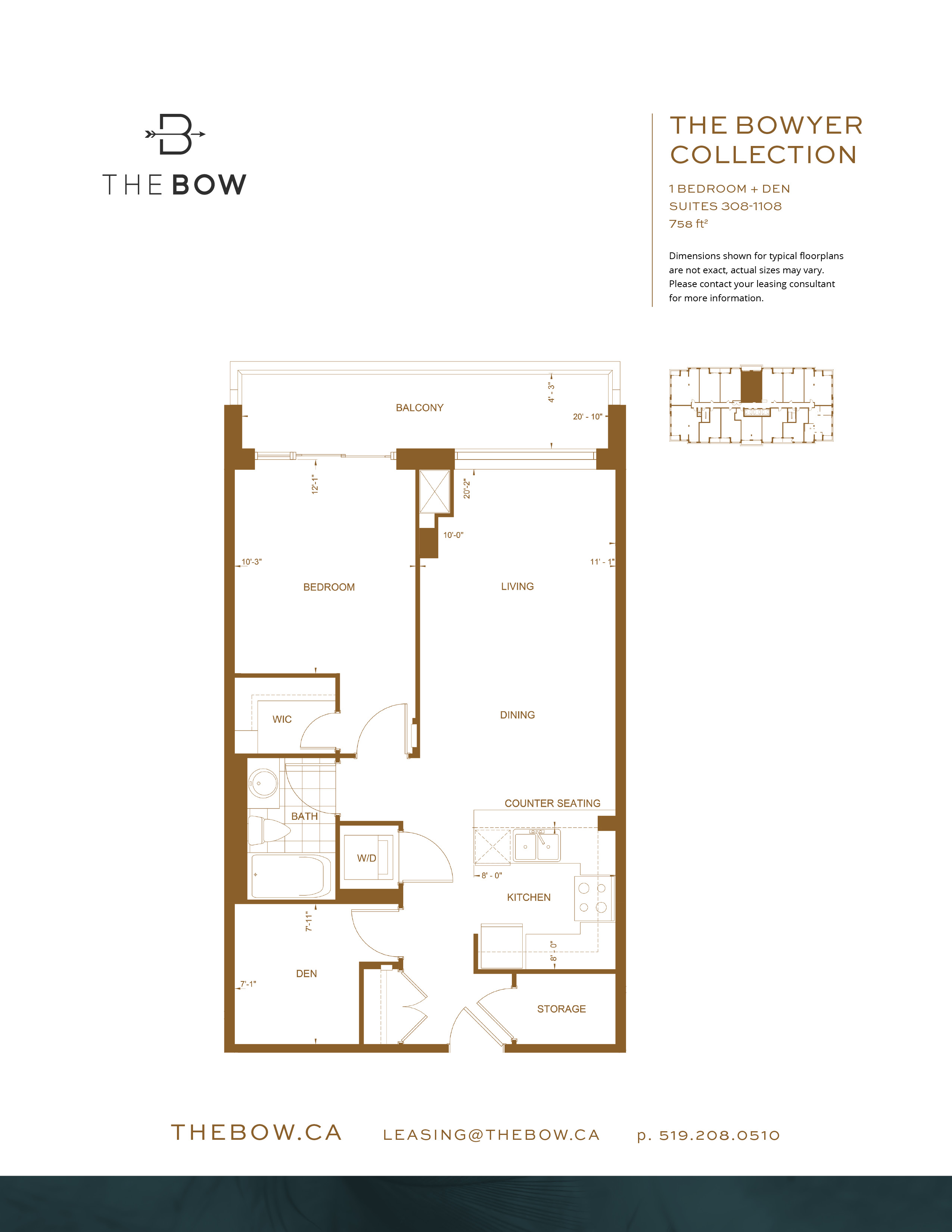 Suite Availability | New Apartment Suites for Rent | The Bow