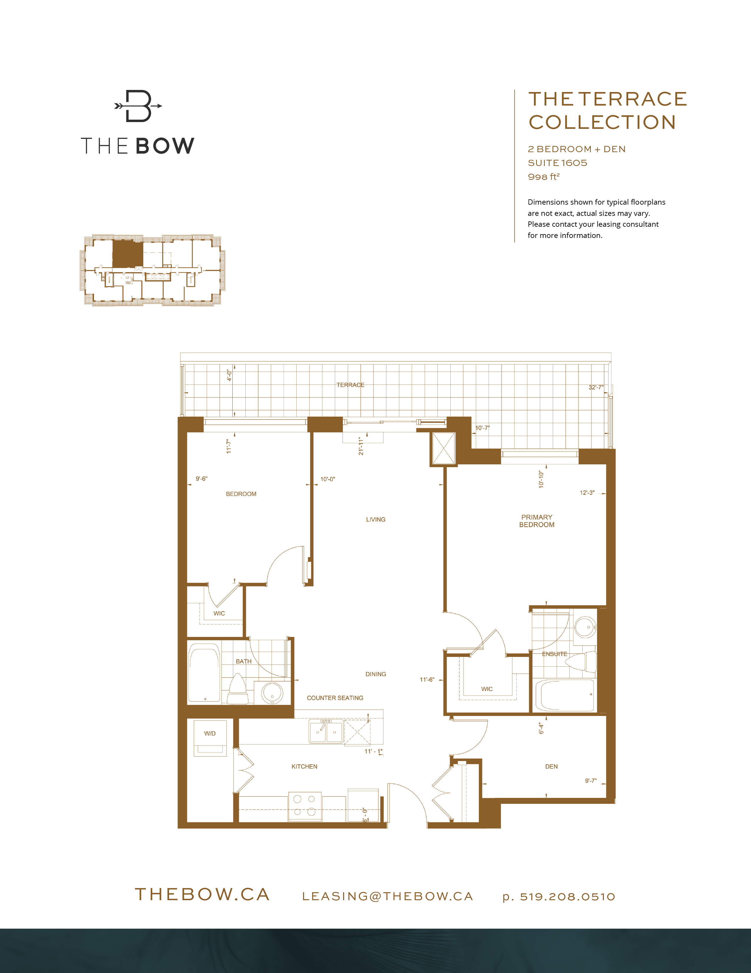 Suite Availability | New Apartment Suites for Rent | The Bow