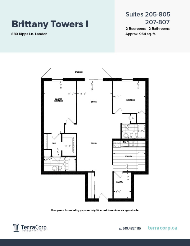 Brittany Towers I | London Apartments | TerraCorp Management
