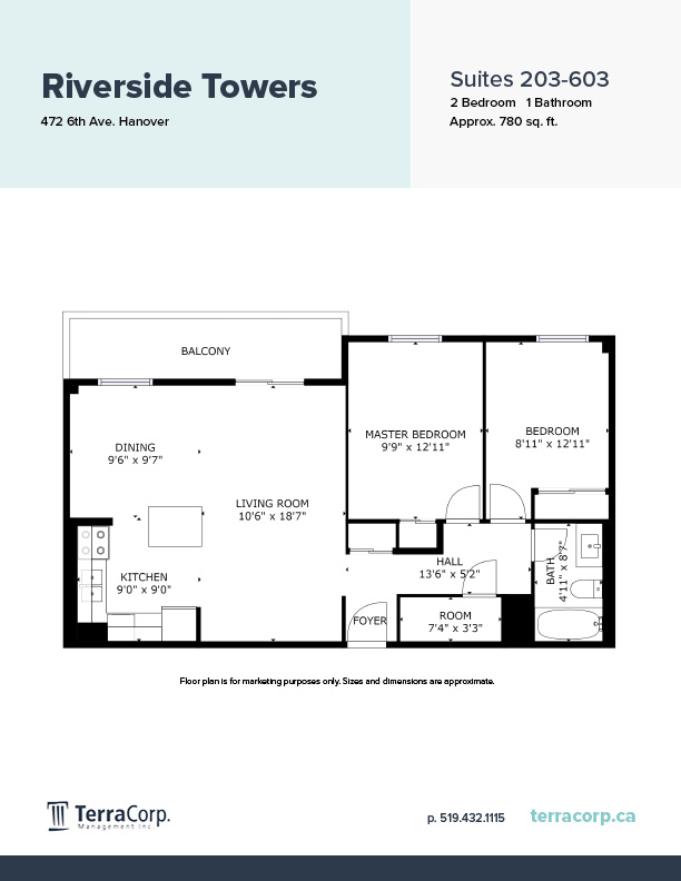 Riverside Towers Hanover Apartments | TerraCorp Management