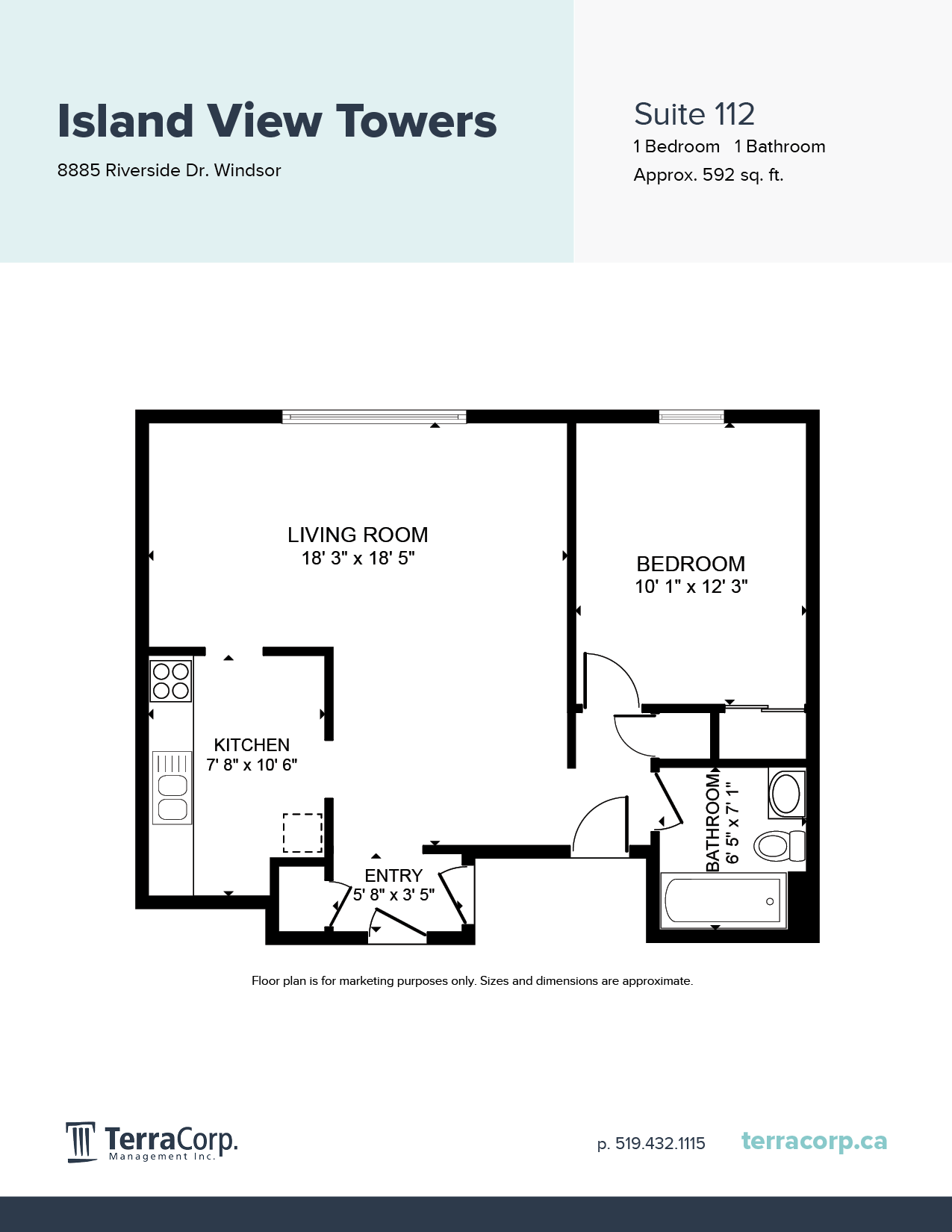 Island View Towers | Windsor Rentals | TerraCorp Management