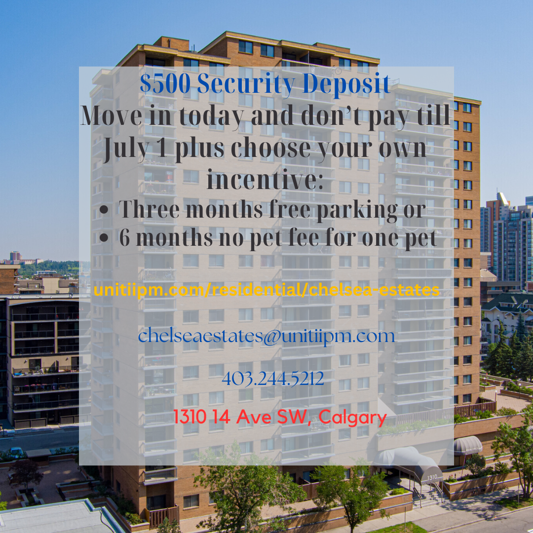 Chelsea Estates Apartments for rent Calgary | UnitiiPM Inc.